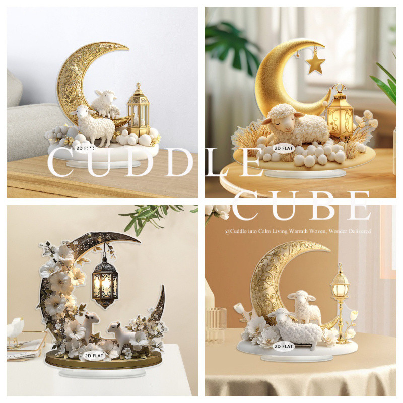 Creative/Moon ornament/2D/Acrylic/Home/Desktop decoration/Girl/Gift ...