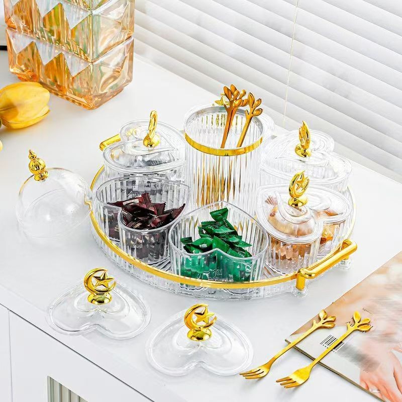 Exquisite Dried Fruit Storage Box Coffee Table Household Candy Snacks ...