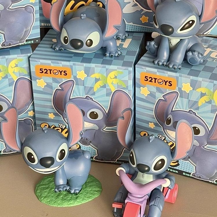 Stitch 52TOYS Disney Stitch Movable Clockwork Mystery Box Cute Stitch ...
