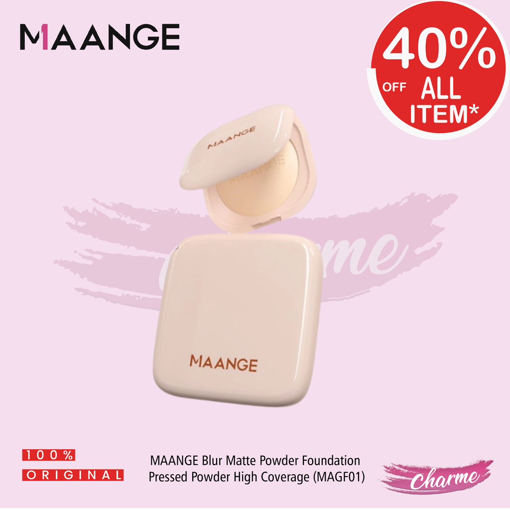(READY&ORI) Maange Blur Matte Powder Foundation Pressed Powder High ...