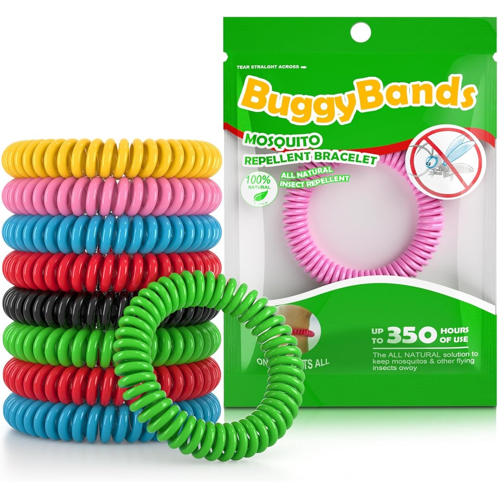 30 Pack Mosquito Repellent Bracelets, DEET-Free Waterproof Bands ...