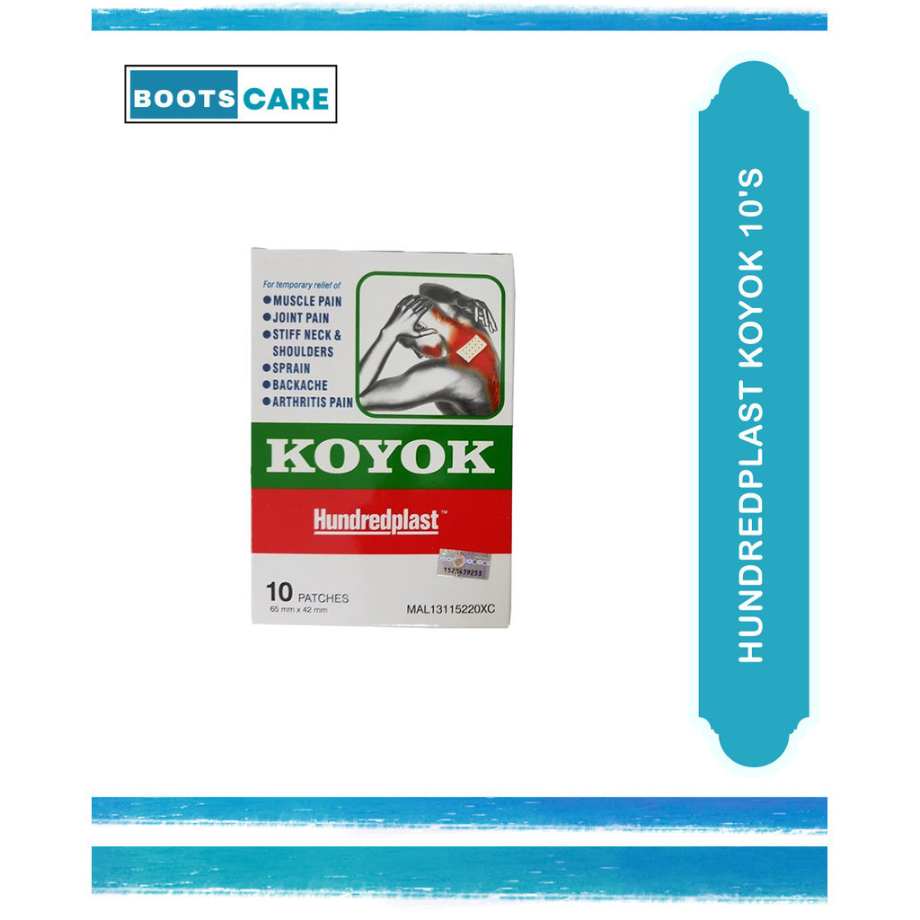 Hundredplast Koyok 10 Patch (65mm x 42mm) | Shopee Malaysia
