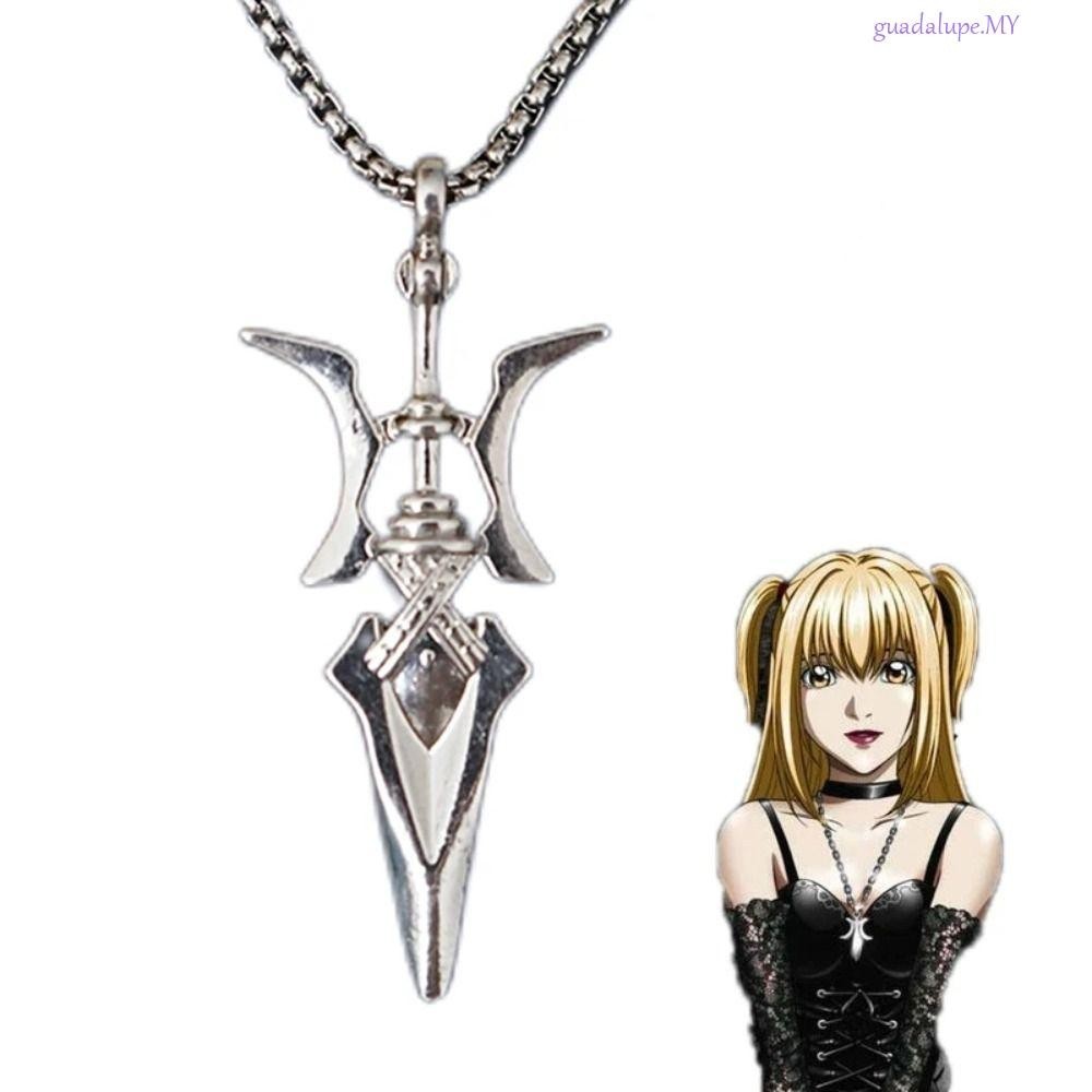 GUADALUPE Misa Amane Earrings, Goth Cross Drop Earrings Death Note ...