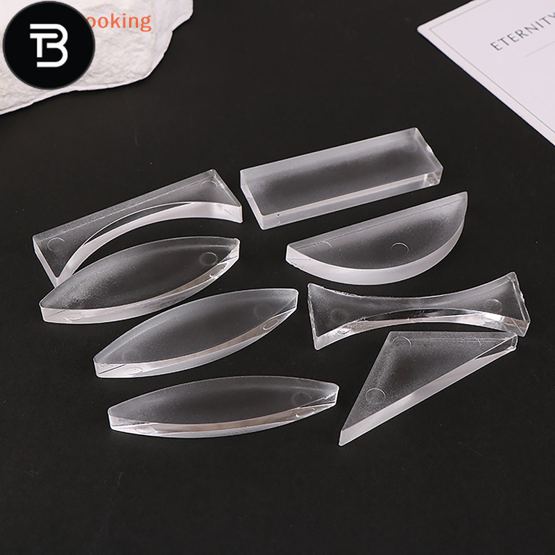 TB 8Pcs Acrylic Optical Concave Convex Prism Lens Set Primary Secondary ...