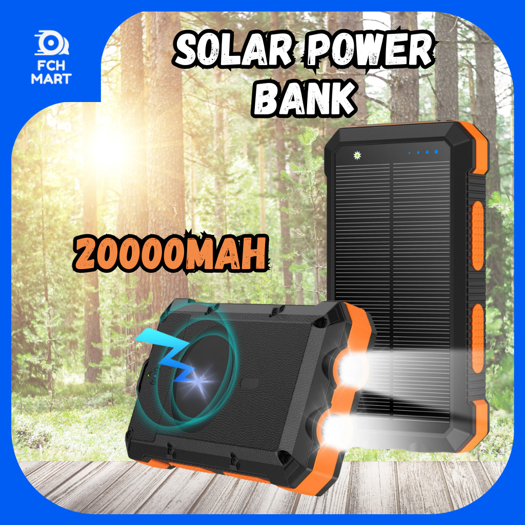 Power Bank Solar Charger Long Lasting High Capacity Solar Charger Phone ...