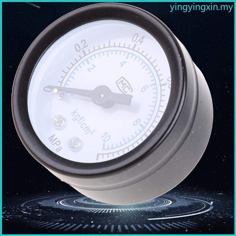 YIN Pressure Gauge Back Mount 1 8 Thread Pressure Gauge Mini Pressure ...