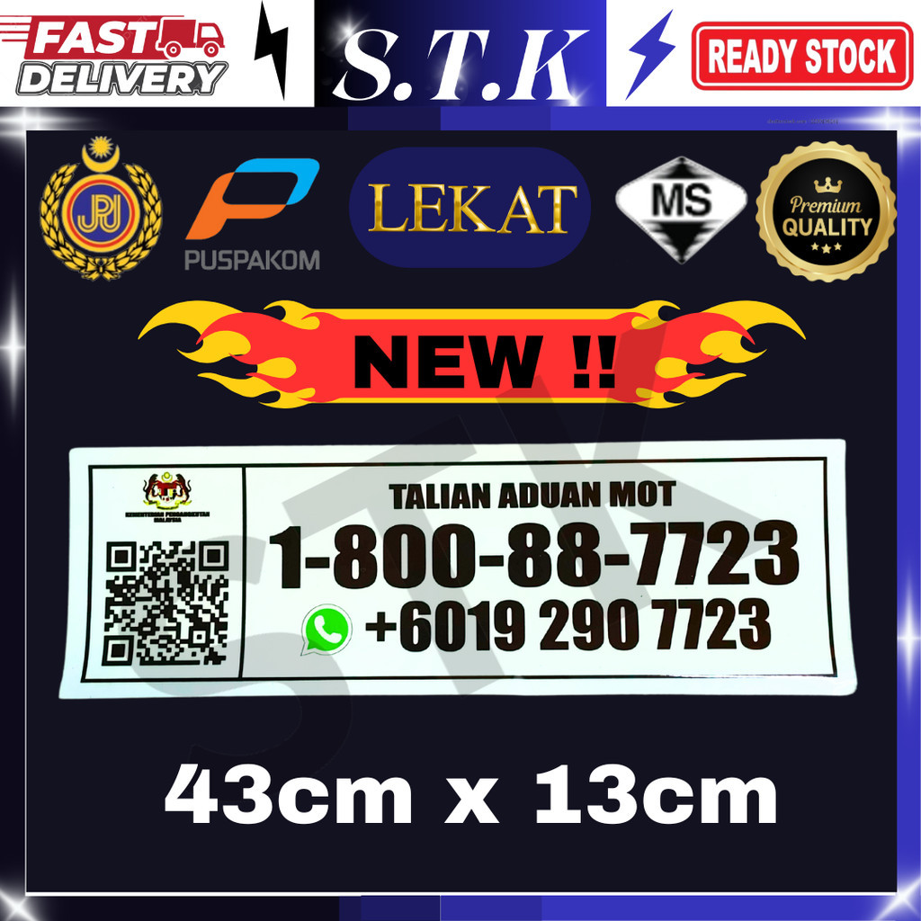 *NOTIS JPJ BARU* Talian Aduan Mot Sticker Lorry Hotline Complain ...