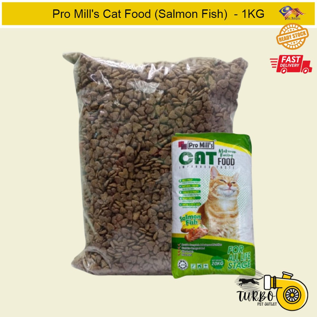 Pro Mills / Promills Cat ( Salmon Fish ) All Life Stage - 1KG (Repack ...