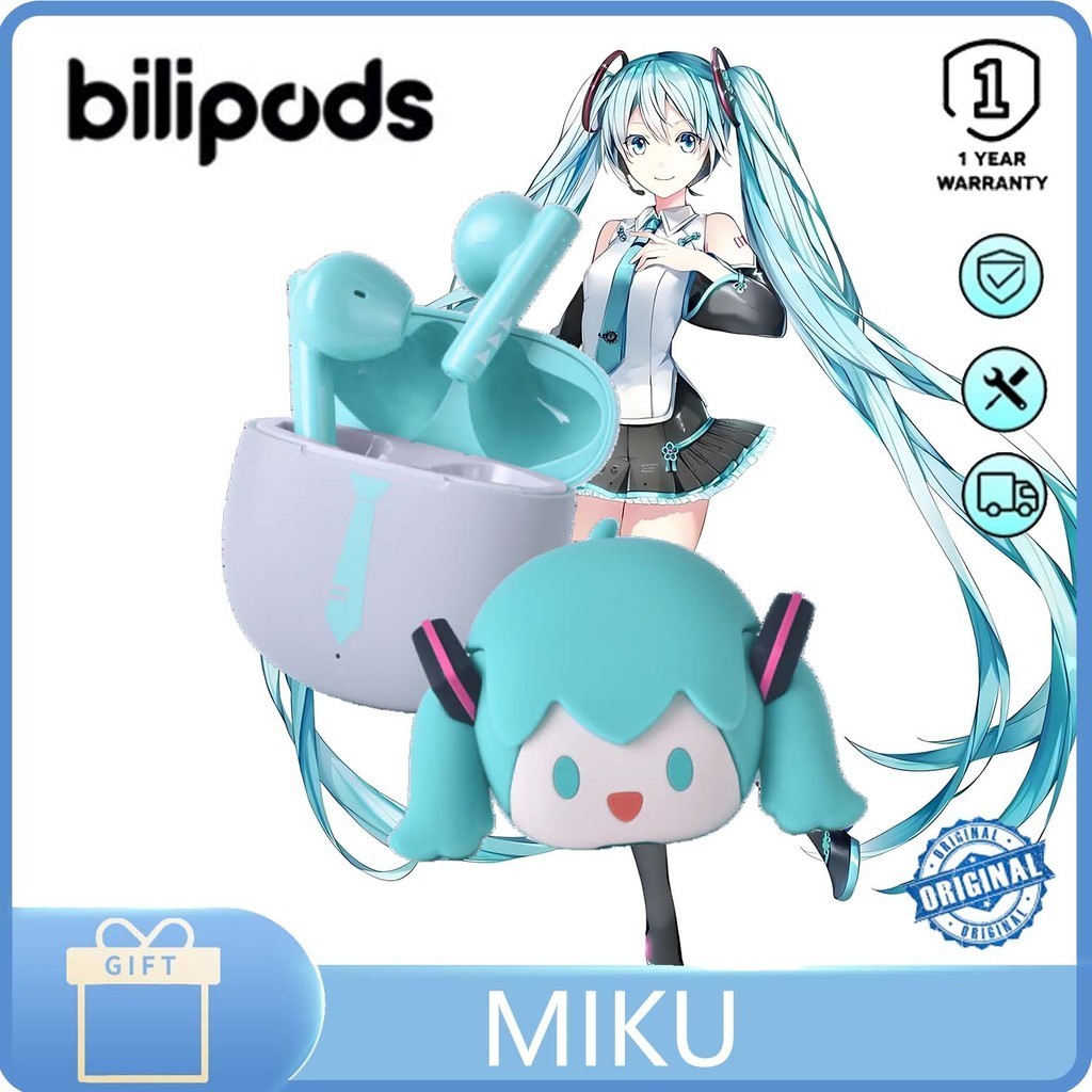 Bilipods MIKU POPO series Hatsune Miku true wireless Bluetooth ...