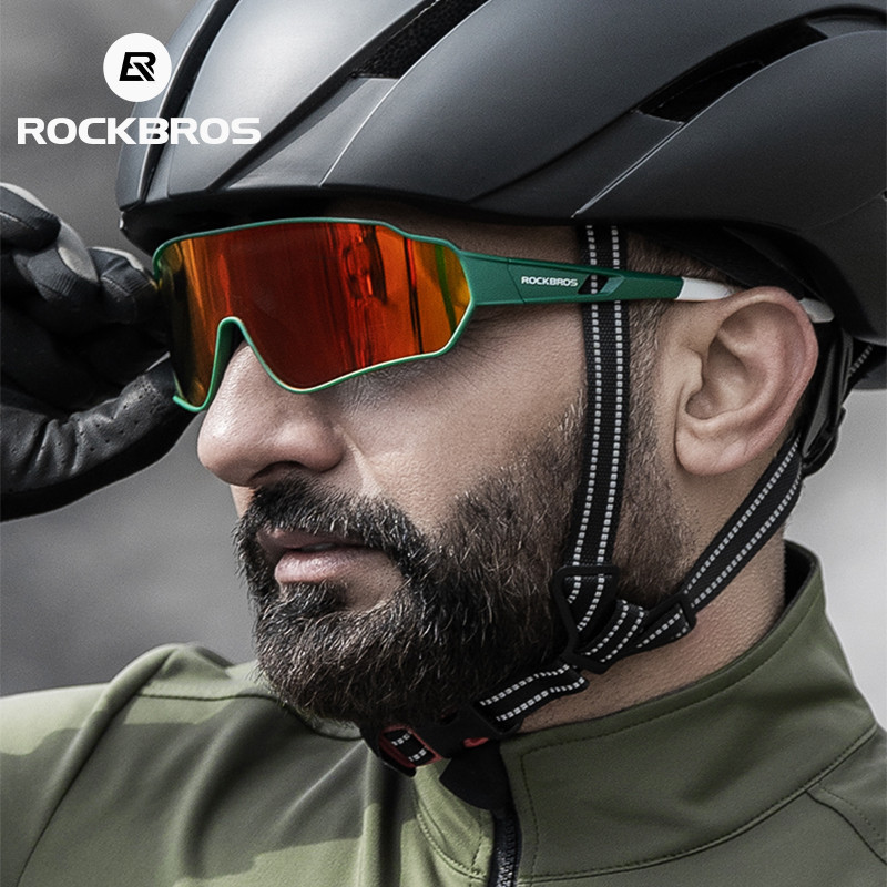 ROCKBROS Cycling Glasses Anti-UV400 Men Women Windproof Photochromic ...