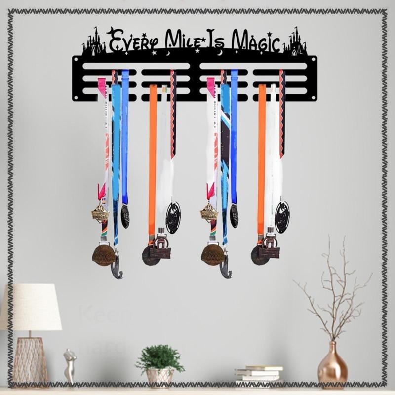 [MCA] Medal Hanger Sturdy Easy to Install Wall Mounted Award Ribbon ...