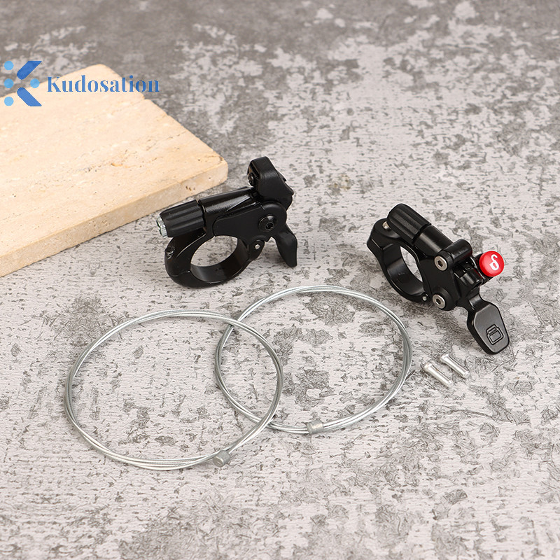 Kudosation Biclcye Lockout Wire Control Lever MTB Front Fork Controller ...