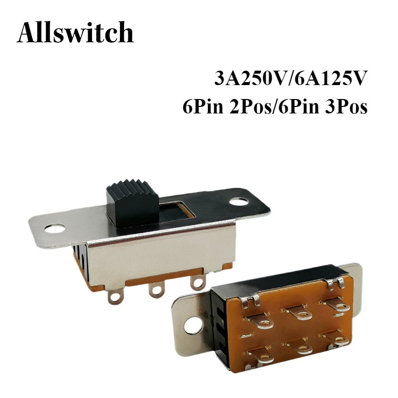 5/2Pcs 6Pin Toggle Switch 2 Position / 3 Position ON-OFF 2P3T PCB Panel ...