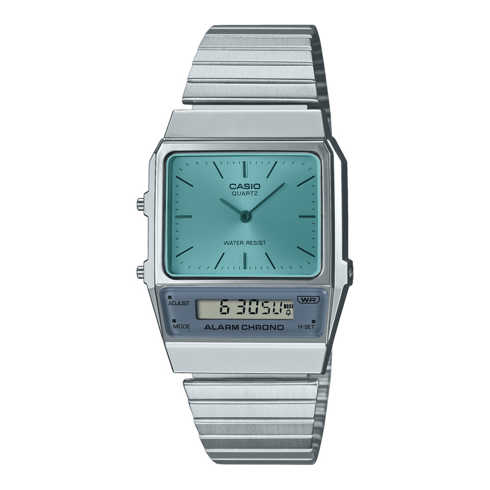 Casio Vintage AQ-800EC-2A Turquoise Blue Unisex Watch | Shopee Malaysia