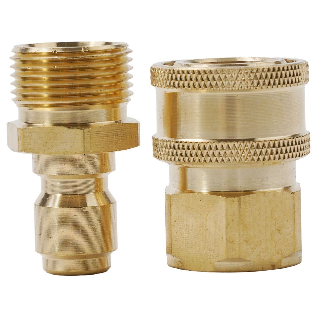 LOMC| 3/8 M22 Adapter for High Pressure Washer Spout Kit Quick Connect Kit | Shopee Malaysia