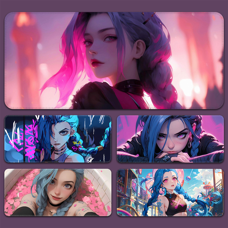 Mouse Pad jinx Computer Keyboard Pad League of Legends Gaming Mouse Pad ...
