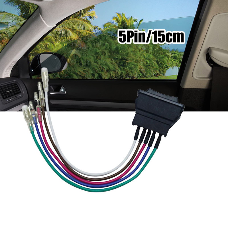 1Pcs Universal Power Window Switch 15cm Car Window Buttons Line 5Pin ...