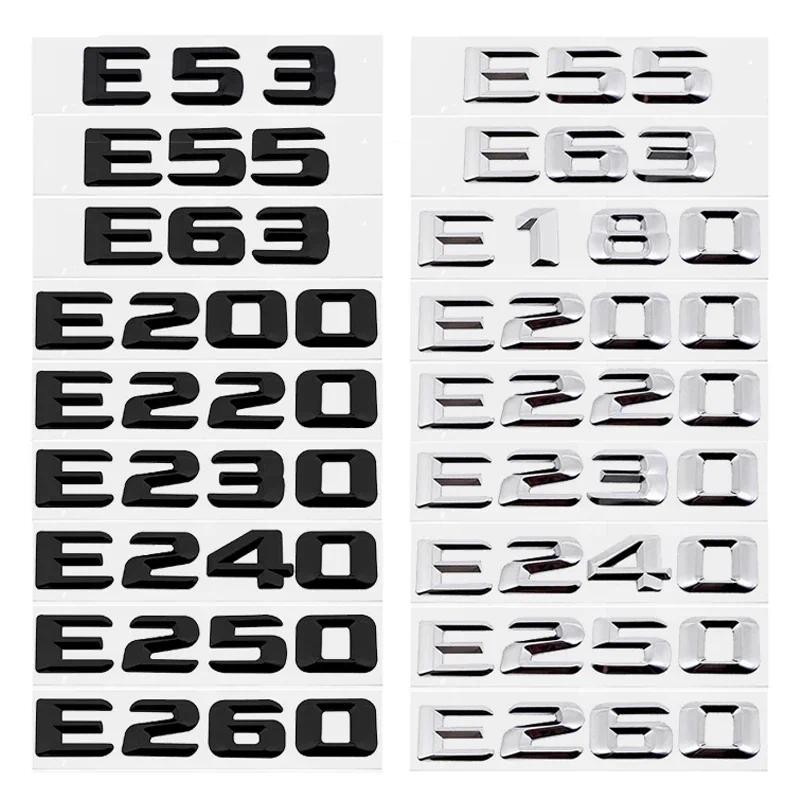 Car Tail Letter Number Emblem Sticker Rear Trunk Badge Decal for ...
