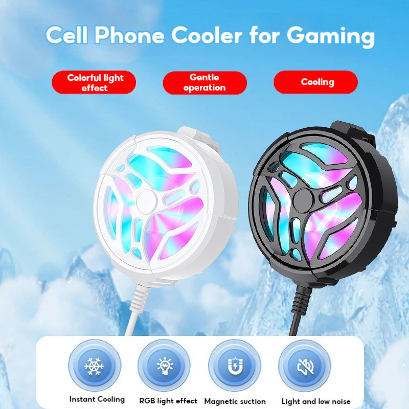 Universal Phone Radiator Mobile Phone Cooler Compatible for Gaming Fast ...