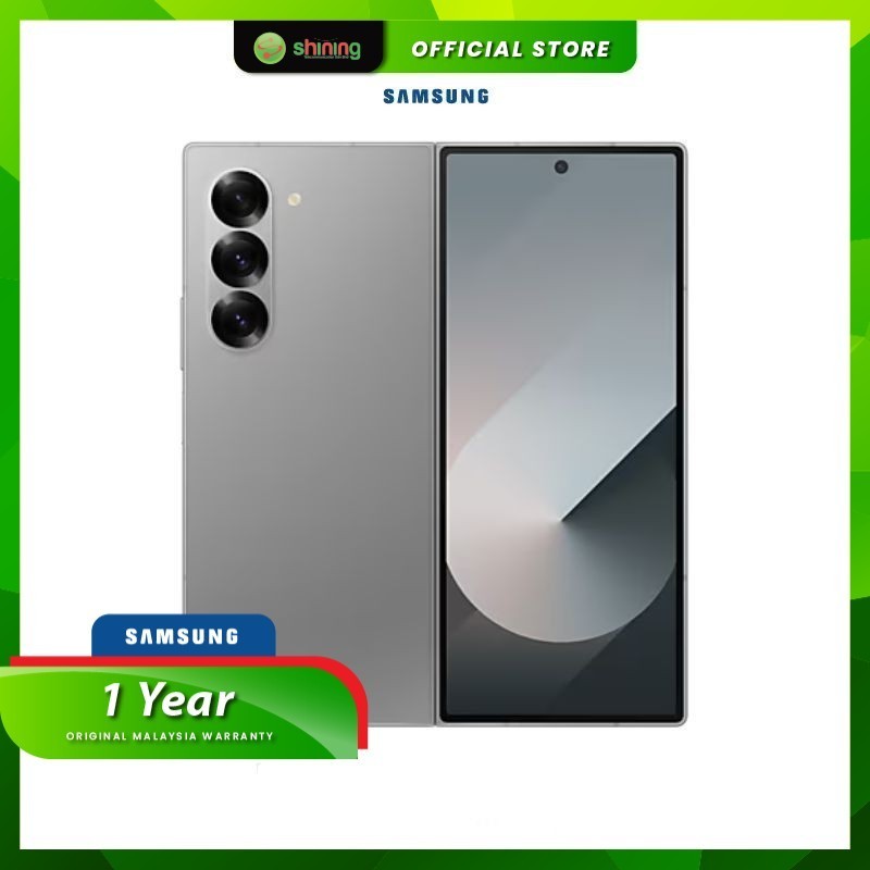 Samsung Galaxy Z Fold6 5G (SM-F956B/DS)(12GB RAM 256GB ROM)(Silver ...