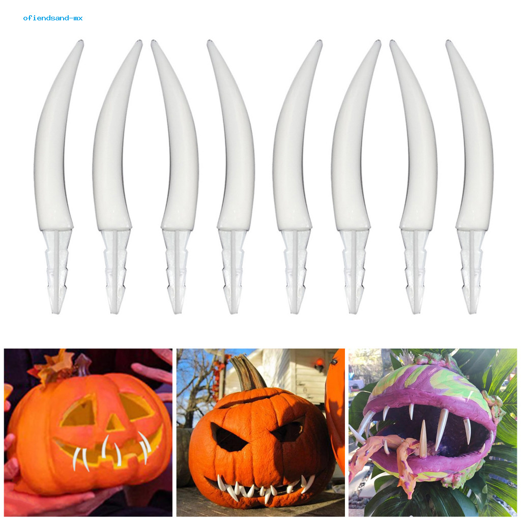 ofiendsand Jack O Lantern Teeth Pumpkin Decorations Spooky Halloween ...