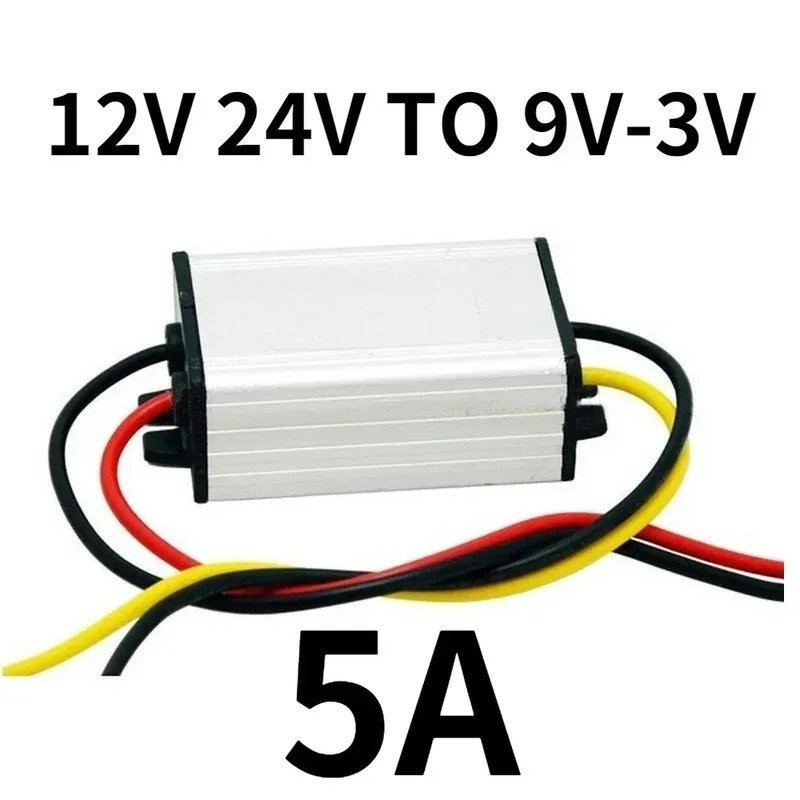 12V24V to 9V 7.5V 6V 5V 4.2V 3.7V 3V 3.3V 5A 12V to 9V 24V to 9V transformer step-down module DC ...