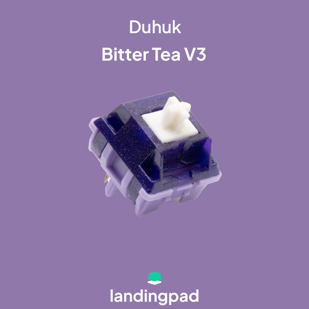 [ ️ LandingPad] Duhuk Bitter Tea V3 Hand Lubed Tactile Mechanical ...