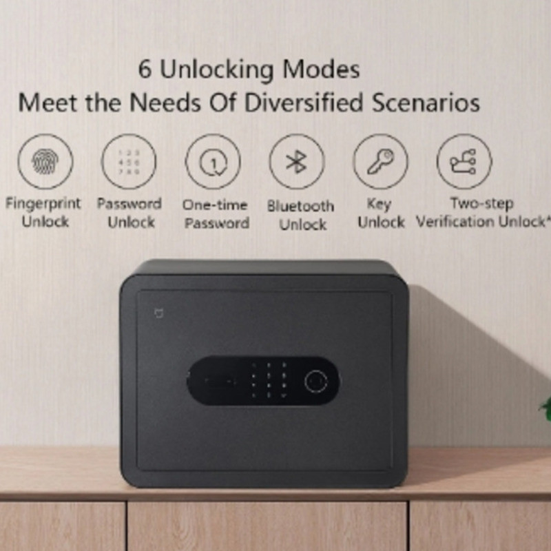 Safe Fingerprint Smart Key Box Password Works With Mi Home App | Shopee ...