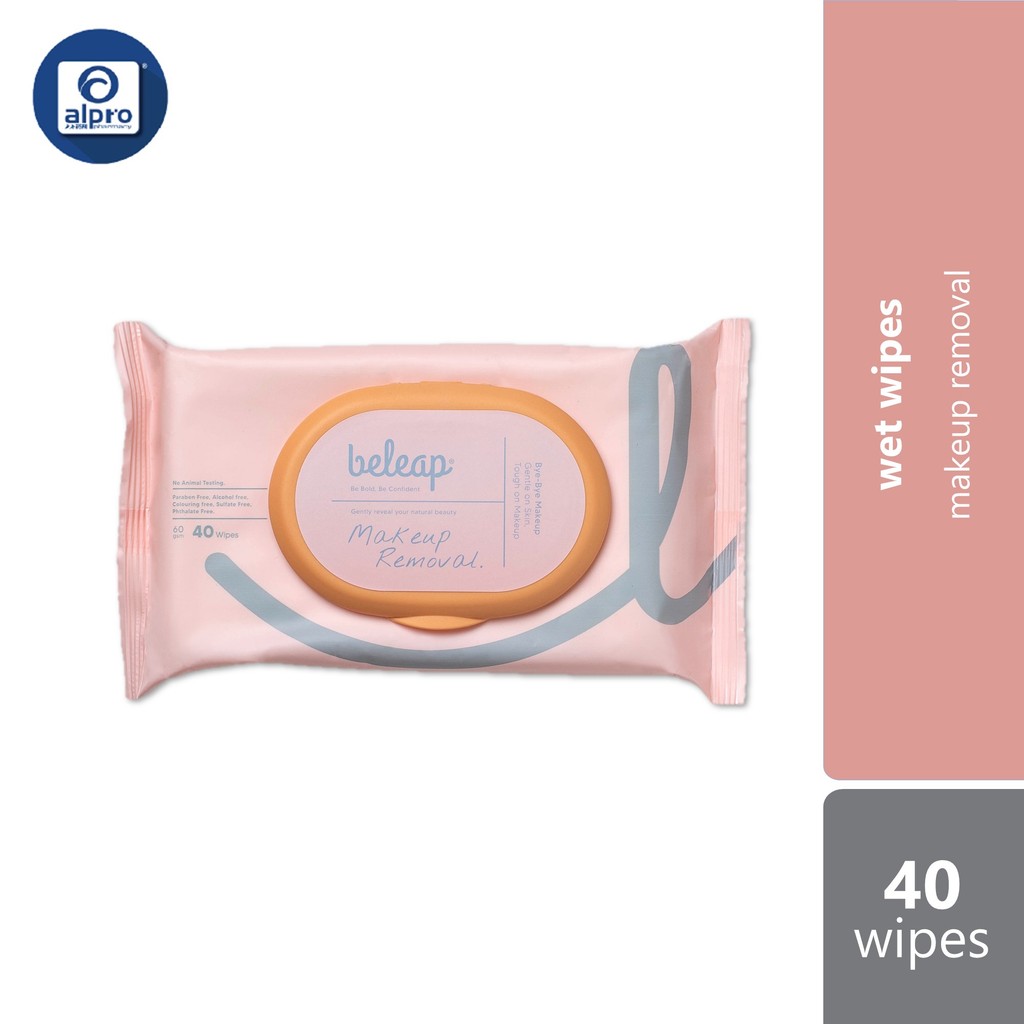 Beleap Biodegradable Anti-Bacterial Wet Wipe Tissue (40's) | Shopee ...