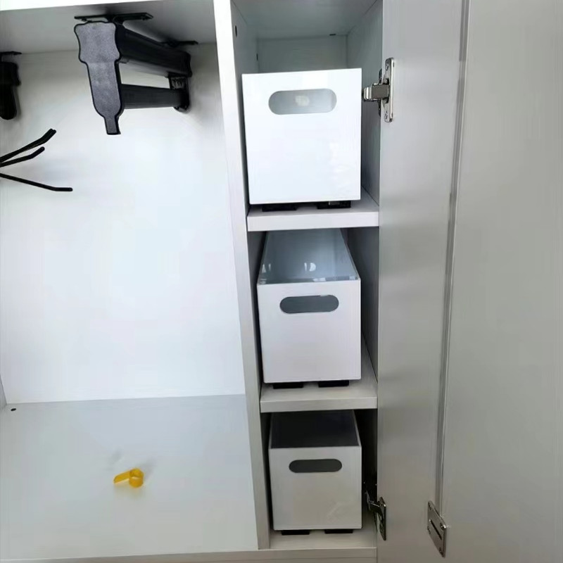 Kitchen Deep Cabinet Transformation Track Drawer DIY Pull Basket Slide ...