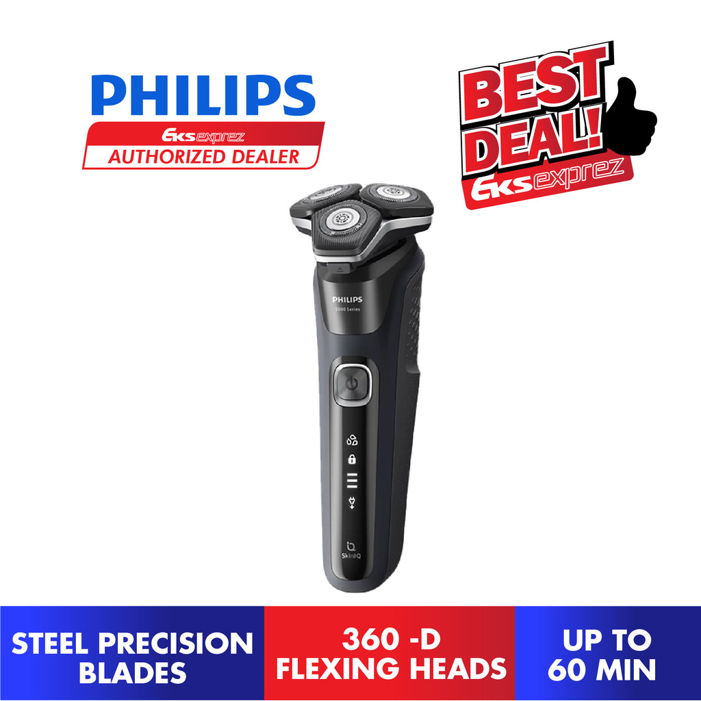 Philips Shaver Series 5000 Wet & Dry Electric Shaver (S5898/17 S5898 ...