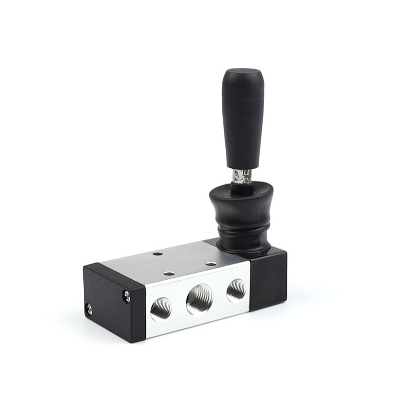 Two-Position Five-Port Airtac Type Manual Valve 4h210-08/4mh 310-10/4h410-15 Hand Valve ...