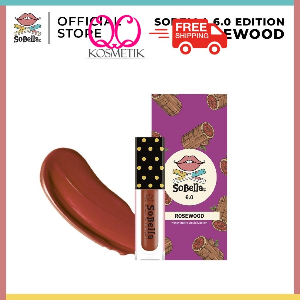 SOBELLA Lipmatte 6.0 Rosewood | Limited Edition Pecan Nuts Red Smoothie ...