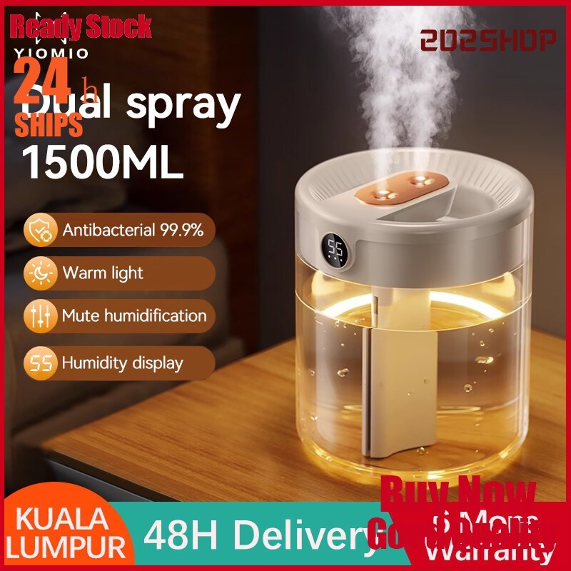 Air Humidifier 3-Color Household Large Volume Humidifier USB Silent ...