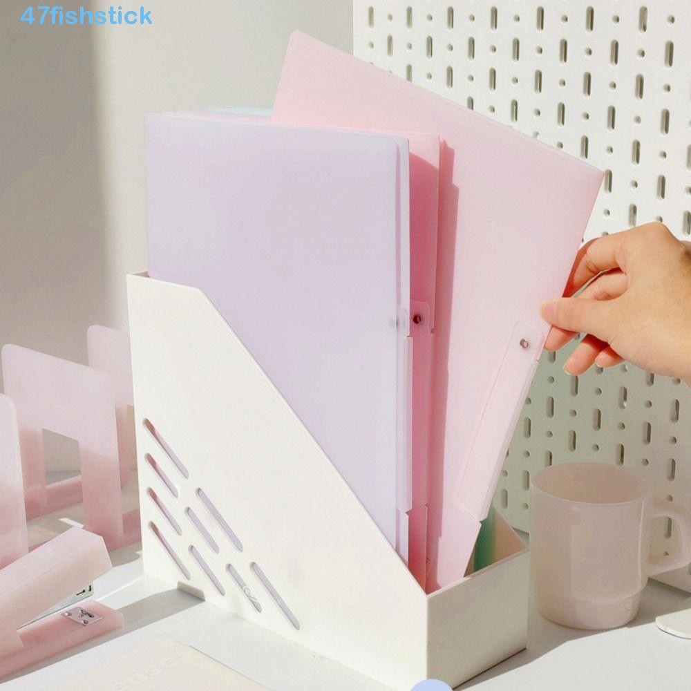 FISHSTICK A4 Clipboard File Folder, Plastic Side Open Loose Leaf File ...