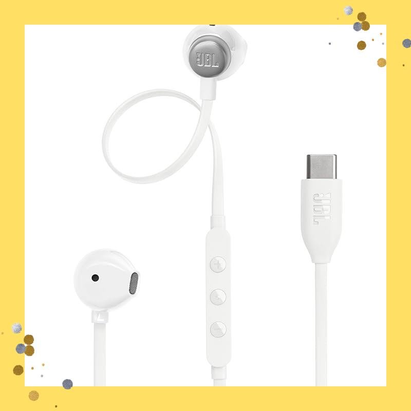 JBL TUNE 305C Wired In-Ear Earphones Hi-Res 96 kHz/24 bits Preset EQ ...