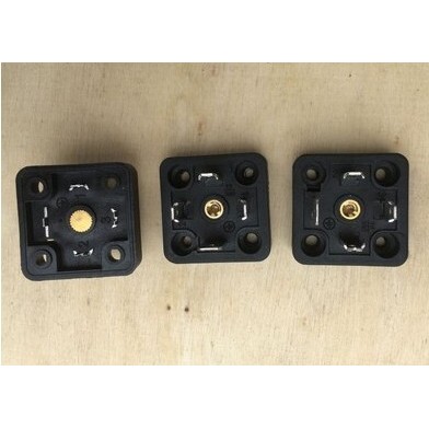 Solenoid Valve Socket Pin Connector Junction Box Square Base 4 Pins 4 ...