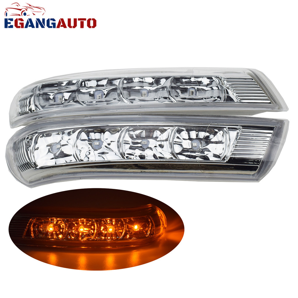 Left Right LED Side Mirror LH RH Signal Lamp Repeater For 2007-2012 ...