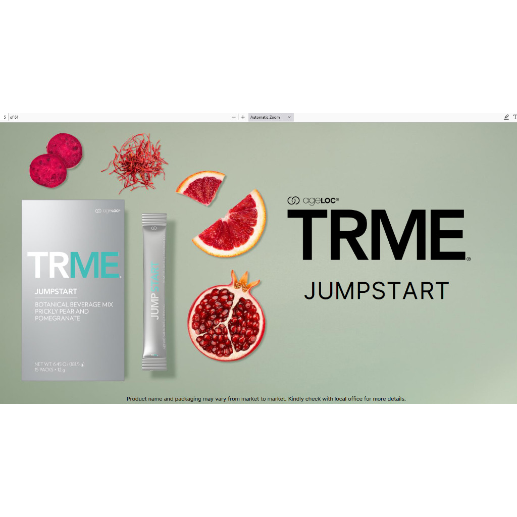 ORIGINAL Nuskin Nu Skin ageloc TRME Jumpstart Ageloc Tr90 Tr 90 (15 packets) - Ready stock USA ...