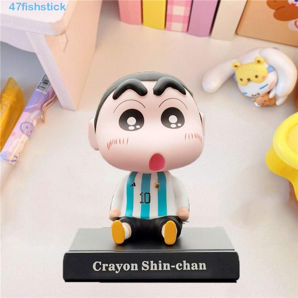 FISHSTICK Nohara Shinnosuke Figure Toys, Soccer Stars Cartoon Crayon ...
