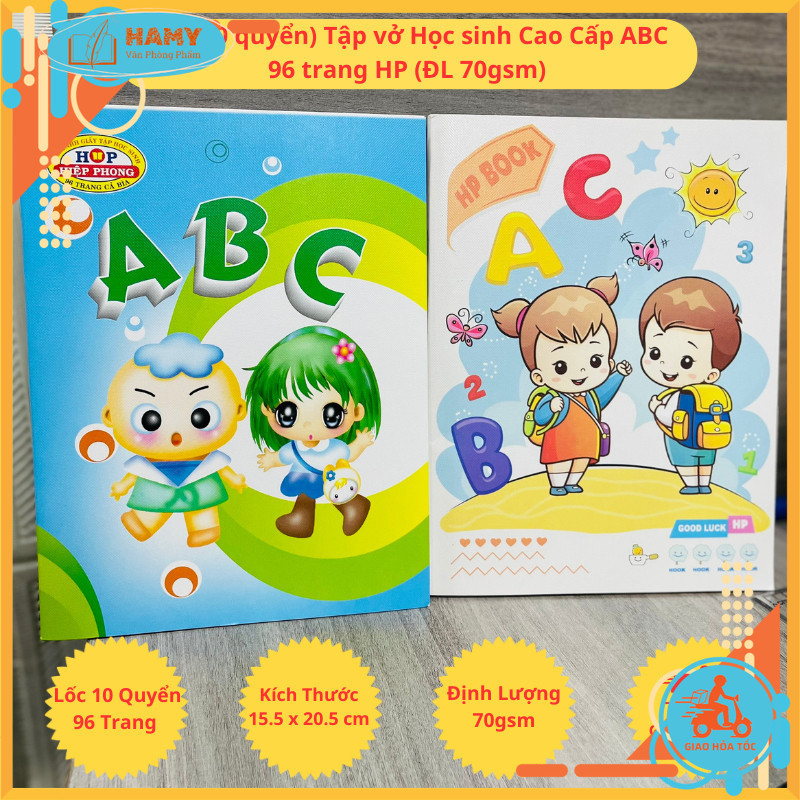 (Load Of 10 volumes) ABC Senior Student Notebook 96 HP pages (70gsm ...
