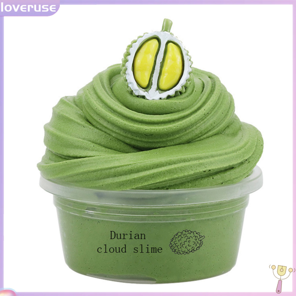 /LO/ 60ml Stretchy Cloud Slime for Children Decompression Fruit Cherry ...