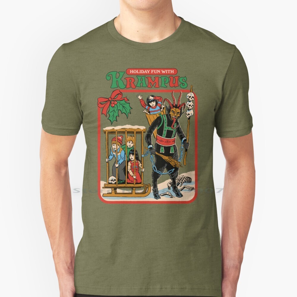 Fun With Krampus T Shirt 100% Cotton Occult Krampus Demon Devil 80s 70s ...