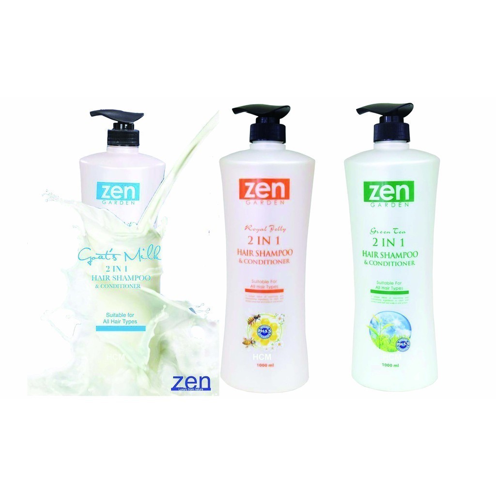 ZEN HAIR SHAMPOO & CONDITIONER 1000ML | Shopee Malaysia