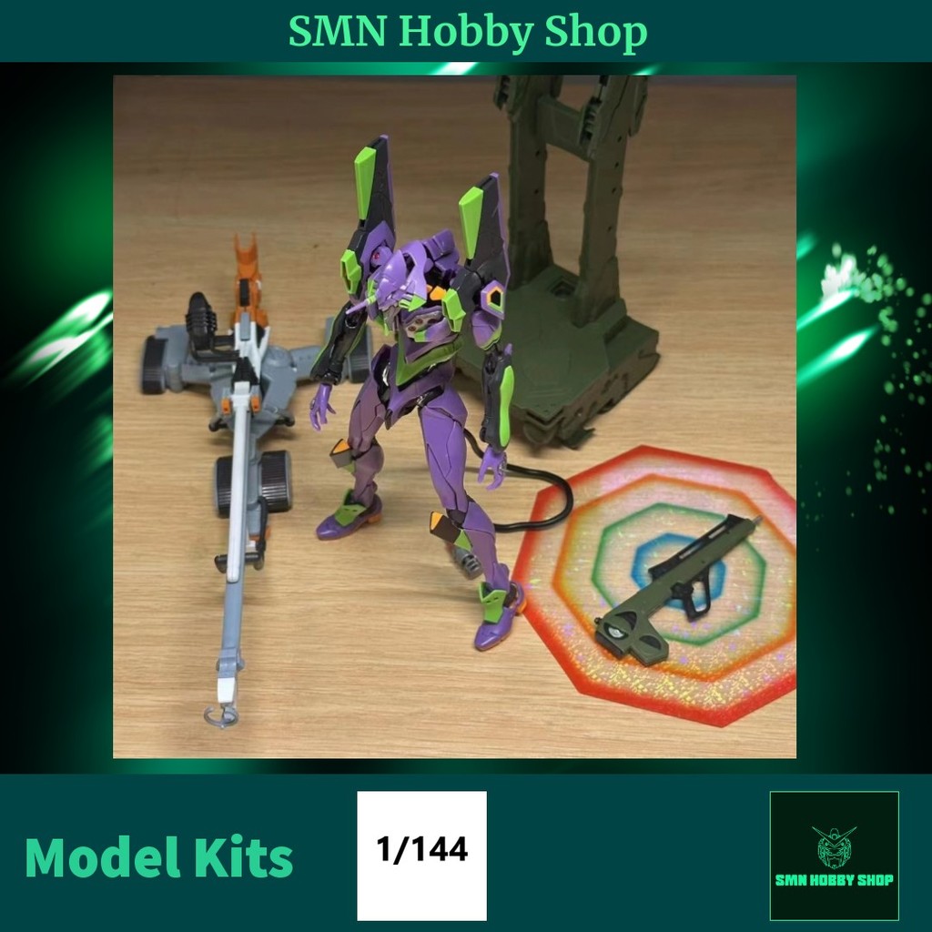 RG 1/144 EVA 01 Evangelion EVA Unit-01 Purple Full Set Plastic Model Kit [Mecha/Robot] (Hobby ...