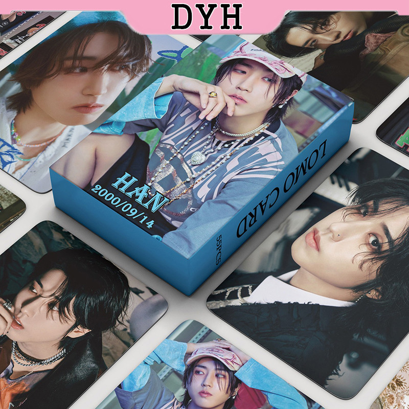55pcs/box Stray Kids HAN Photocards ATE Album KPOP LOMO Card Collection ...