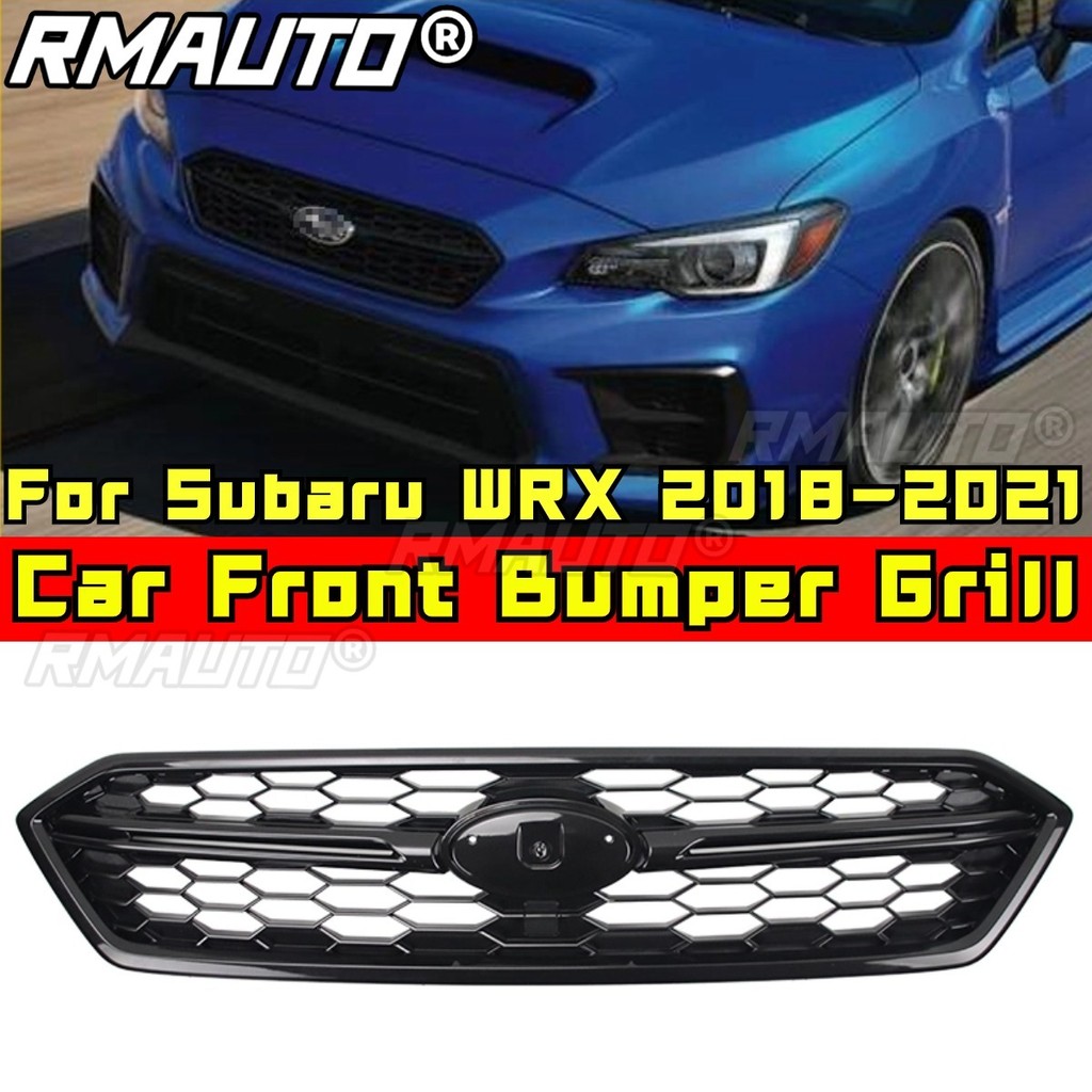 For Subaru WRX 2018-2021 Body Kit Front Bumper Grill Racing Grills ...