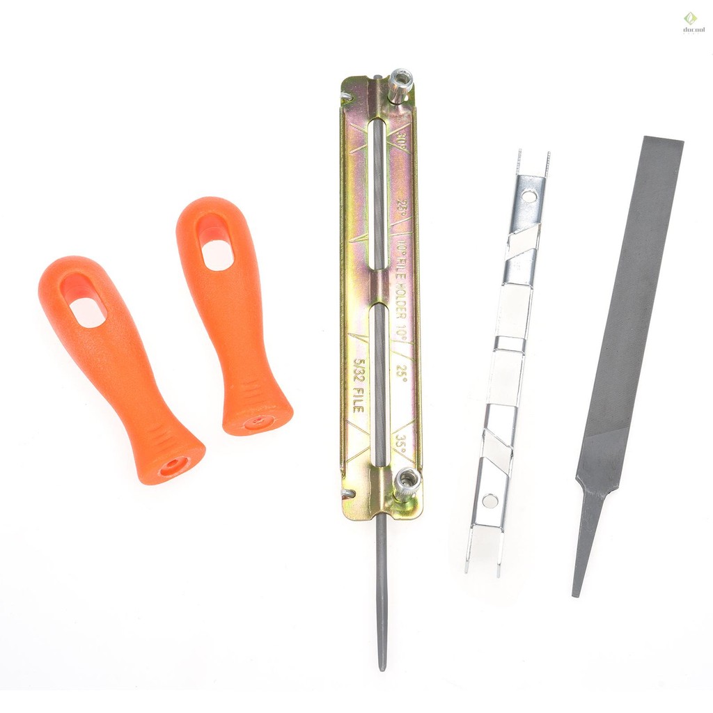 Chainsaw Sharpener File Kit, File Handle, File, Flat Files, File Holder ...