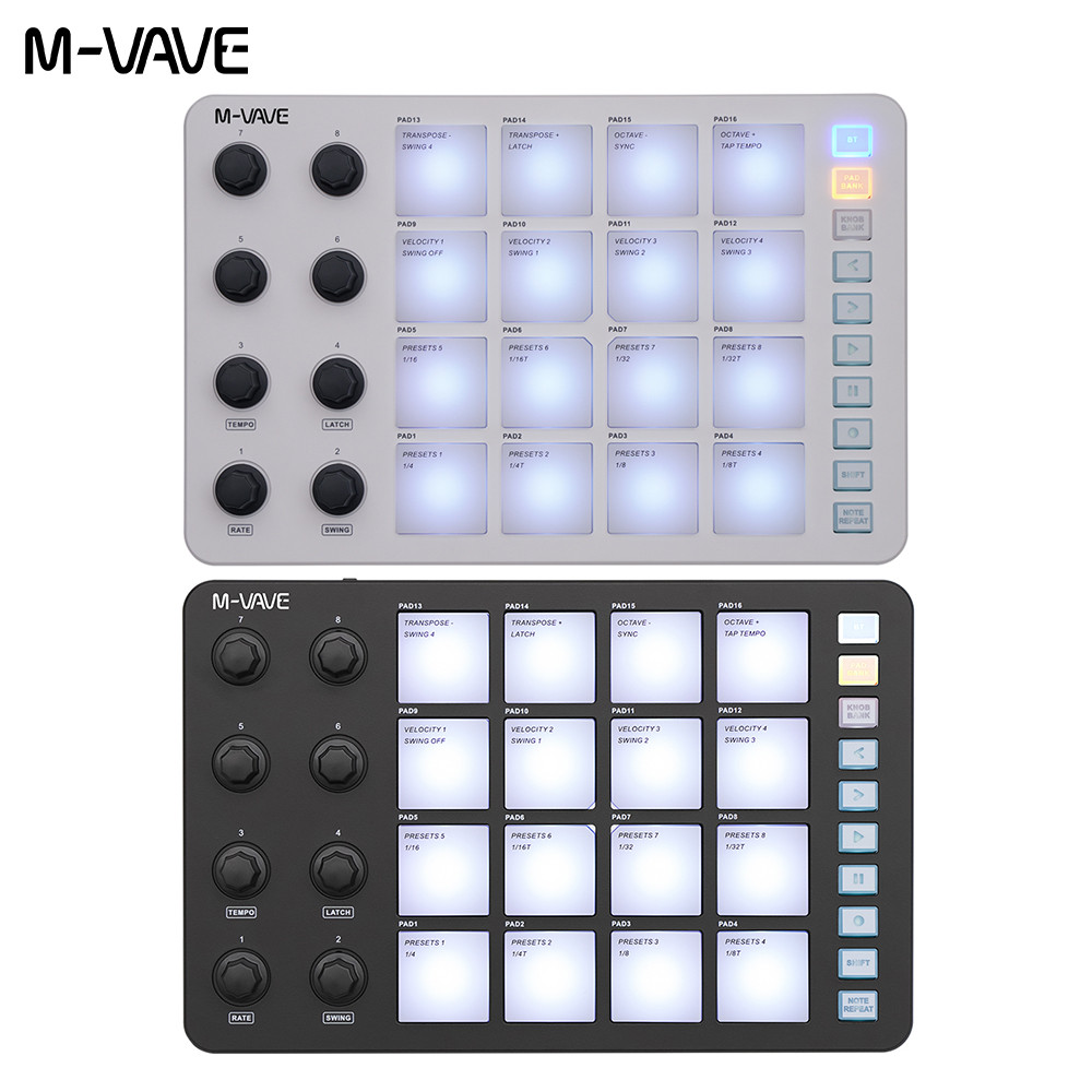 M-VAVE SMC-PAD Launch Pad USB-C Interface Portable Design Small ...