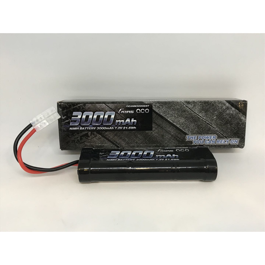 Gensace NIMH 3000mah Battery 7.2v Tamiya plug head, RC Car, RC Vehicle ...